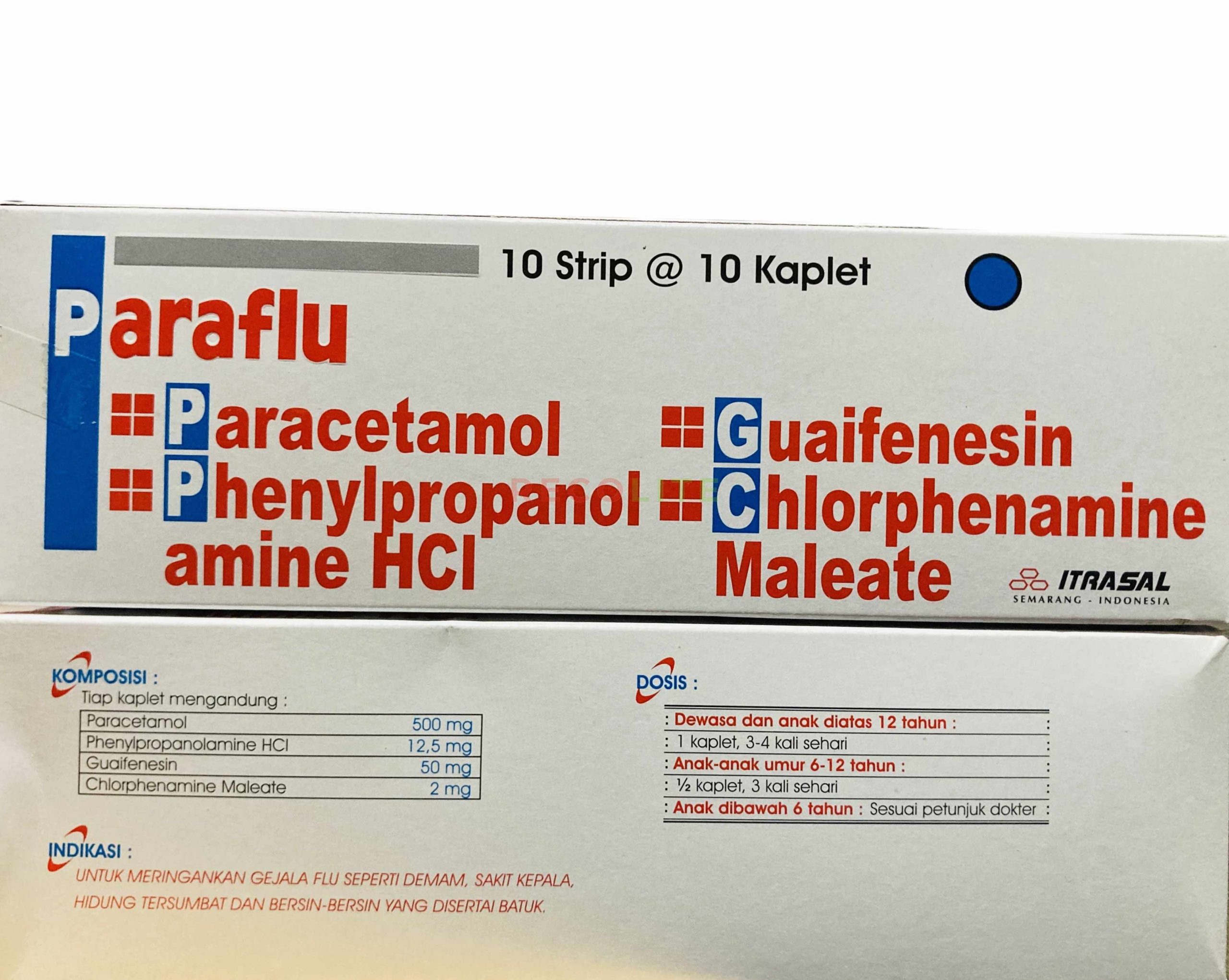 PARAFLU BOX/100 KAP – Recolite Online Order Pharmacy