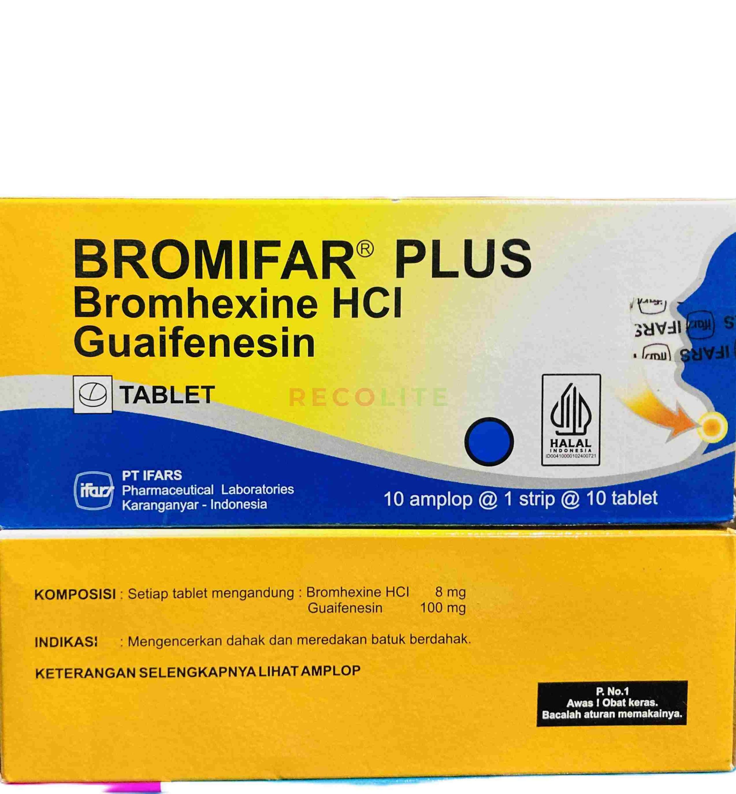 BROMIFAR PLUS BOX/100 TAB – Recolite Online Order Pharmacy