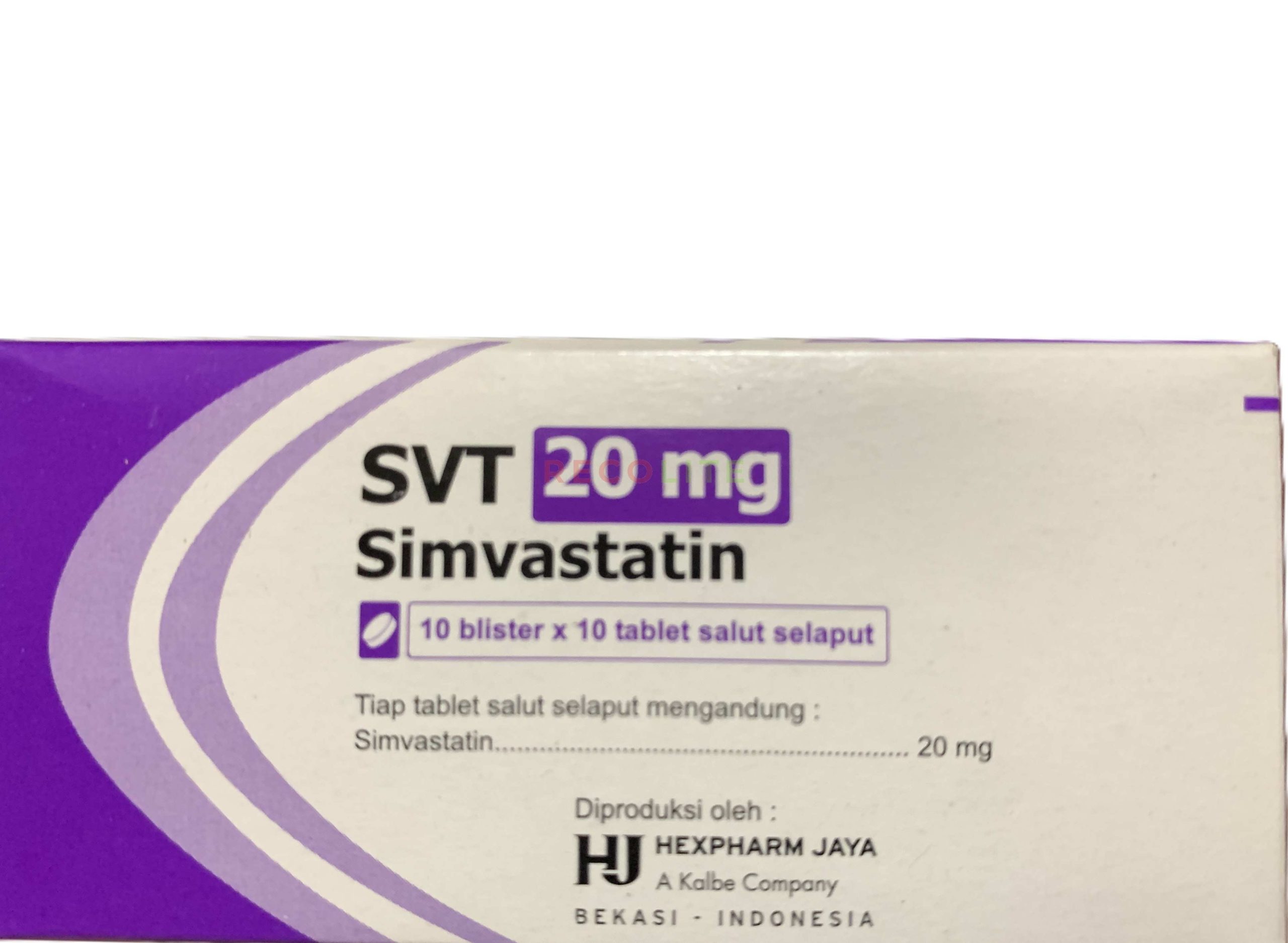 SVT 20MG BOX/100 TAB – Recolite Online Order Pharmacy