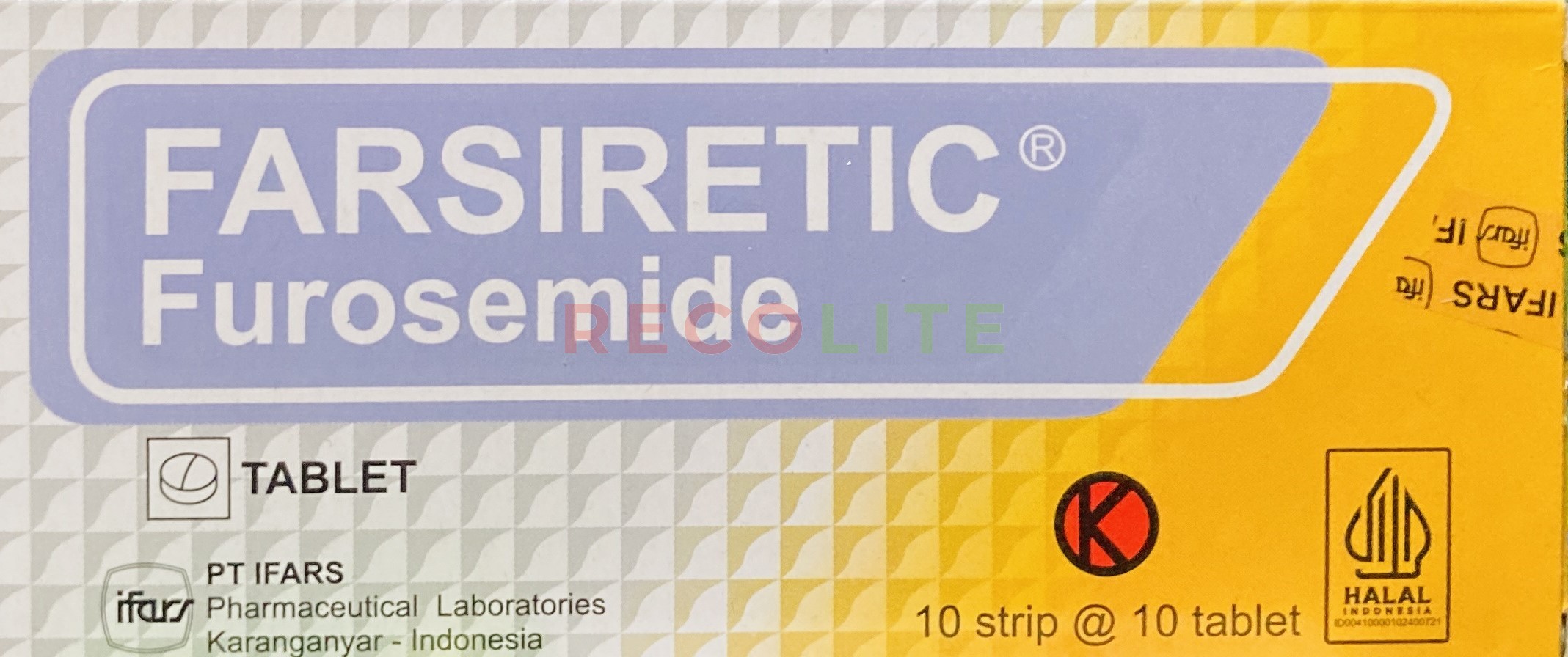 FARSIRETIC BOX/100 TAB – Recolite Online Order Pharmacy