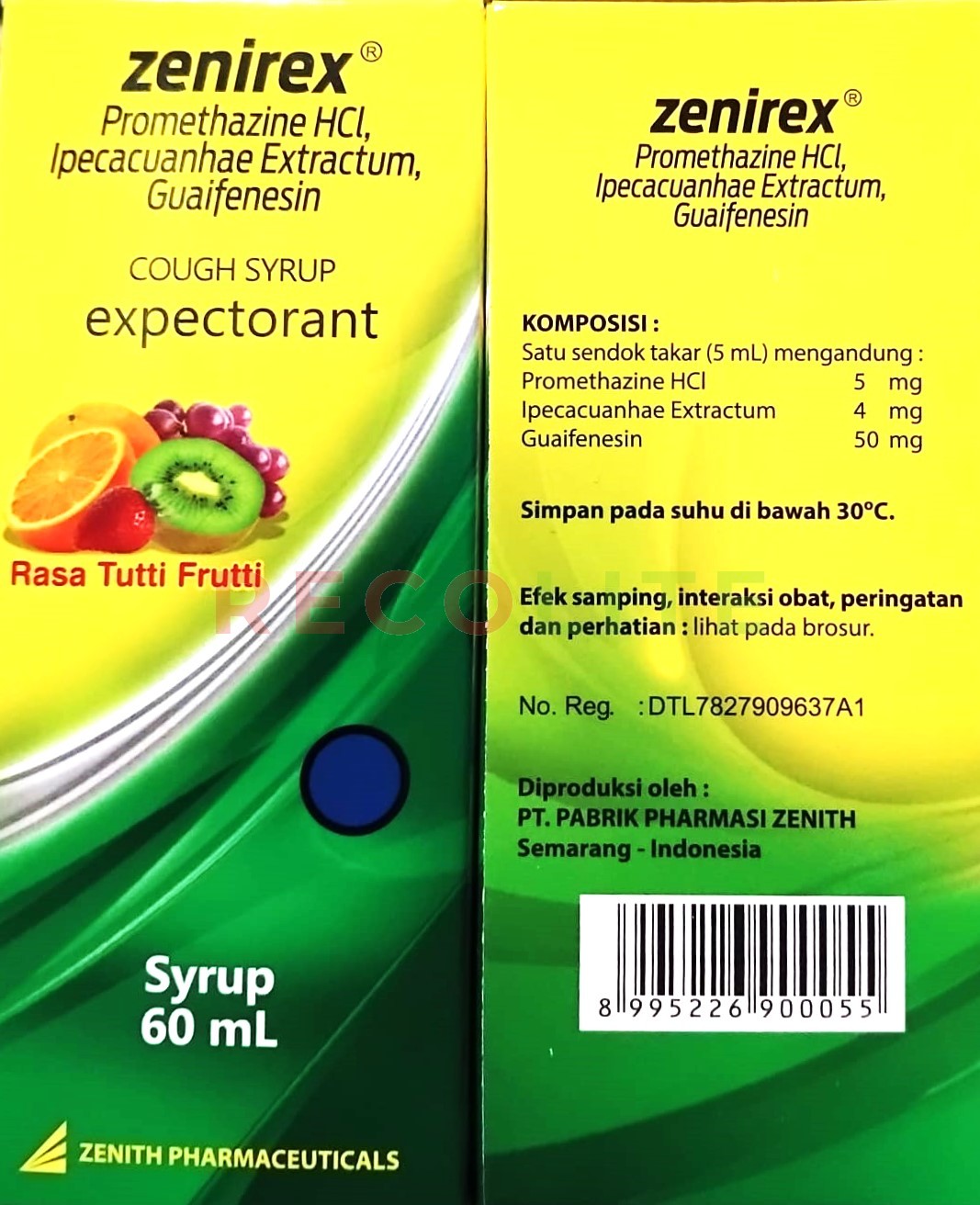 ZENIREX 60ML SYR KRT/48 FLS – Recolite Online Order Pharmacy